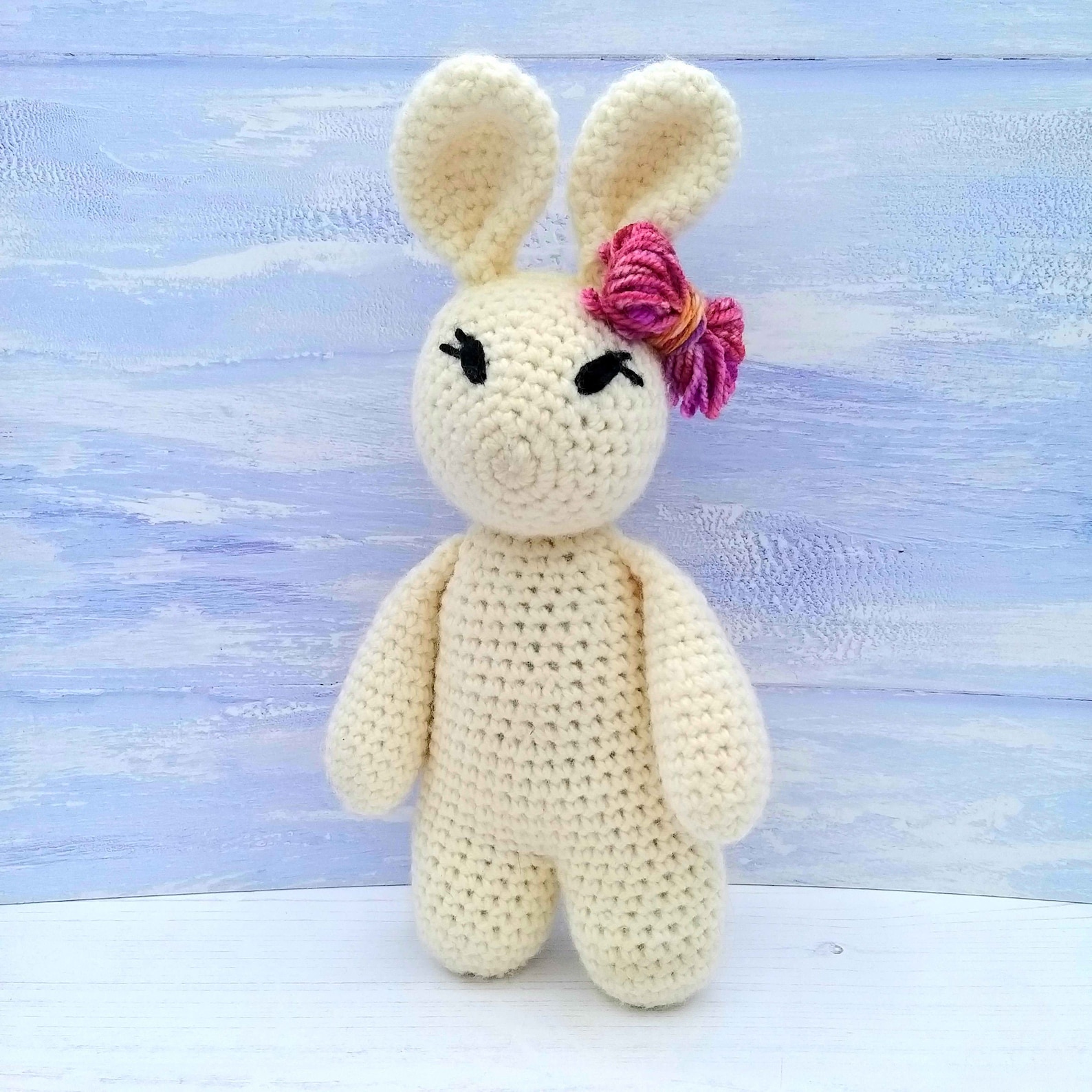 Crochet Kit - Luxury Betsy Bunny Rabbit Beginner Kit - Learn to Crochet ...