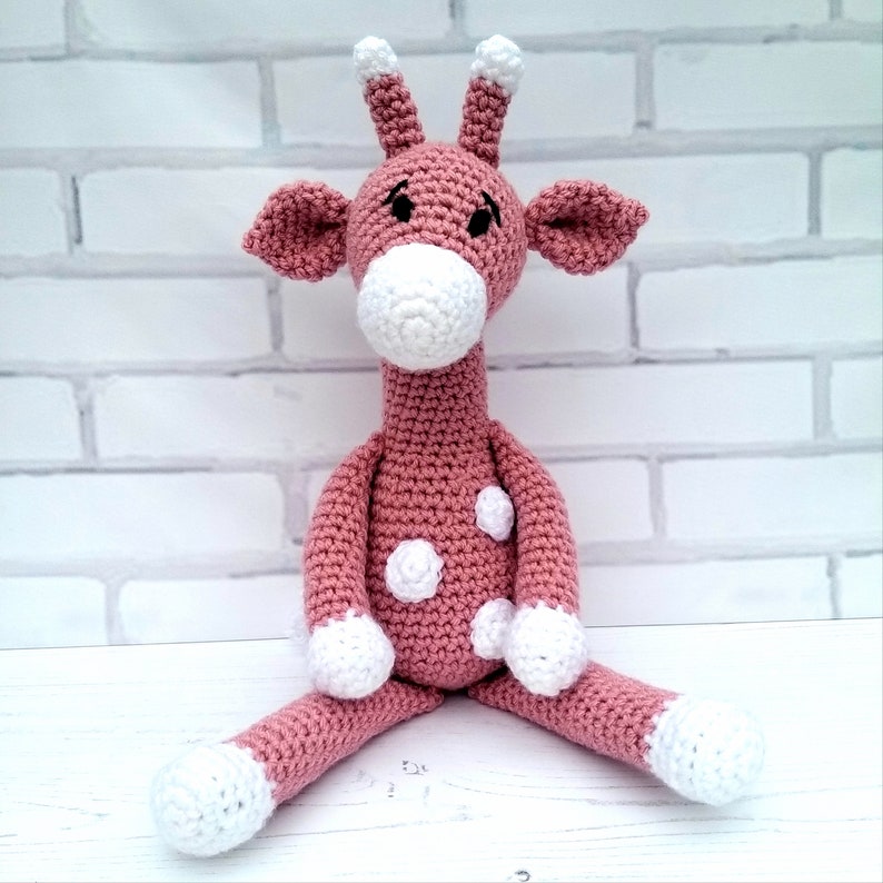 Crochet Kit Pink Alice the Giraffe Luxury Crochet Kit | Etsy