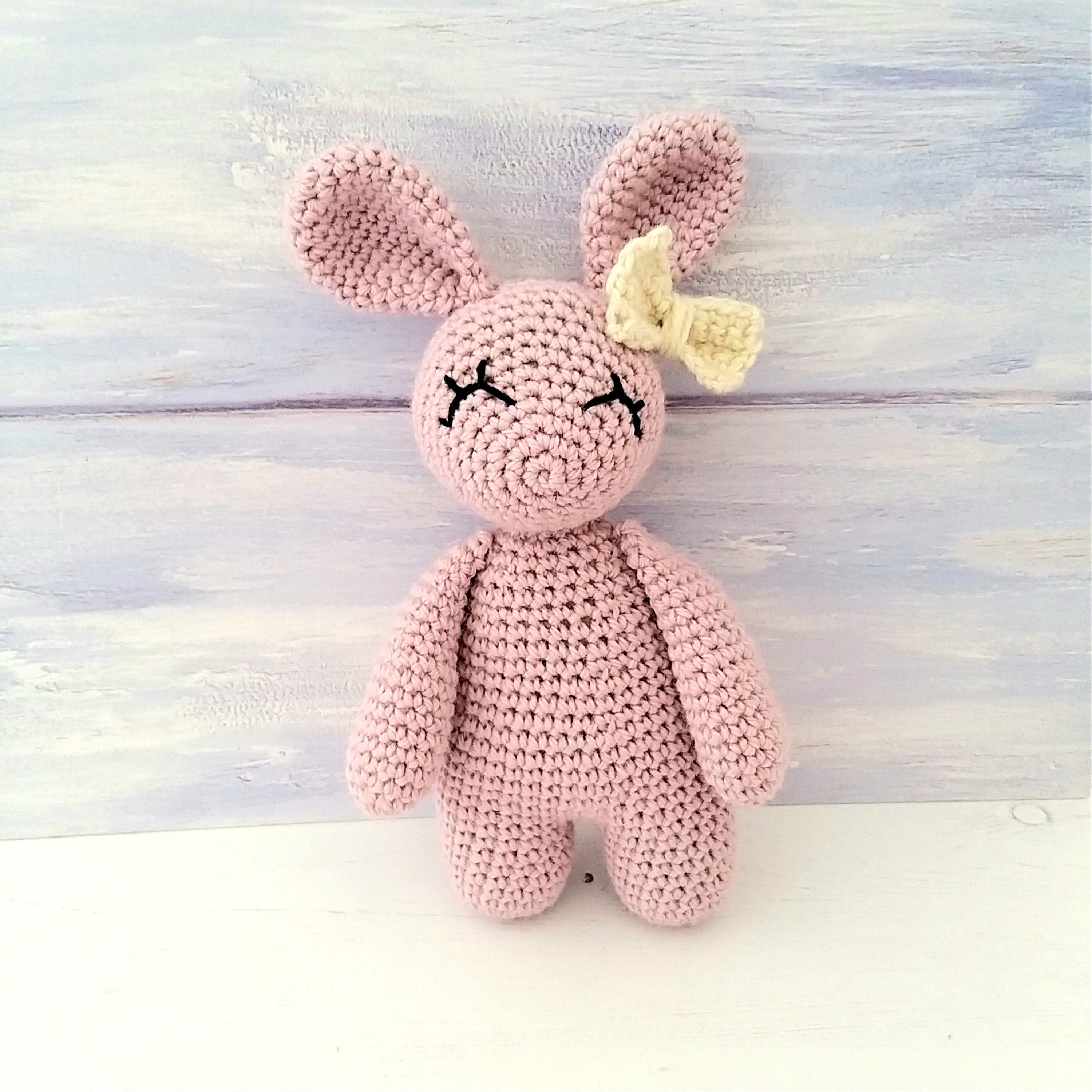 Crochet Kit Bunny Rabbit in 100% Wool & Alpaca Learn to - Etsy UK