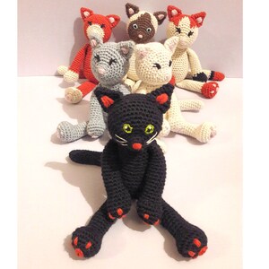 Cat Crochet Pattern Cute Cats Pattern Amigurumi PDF Download | Etsy