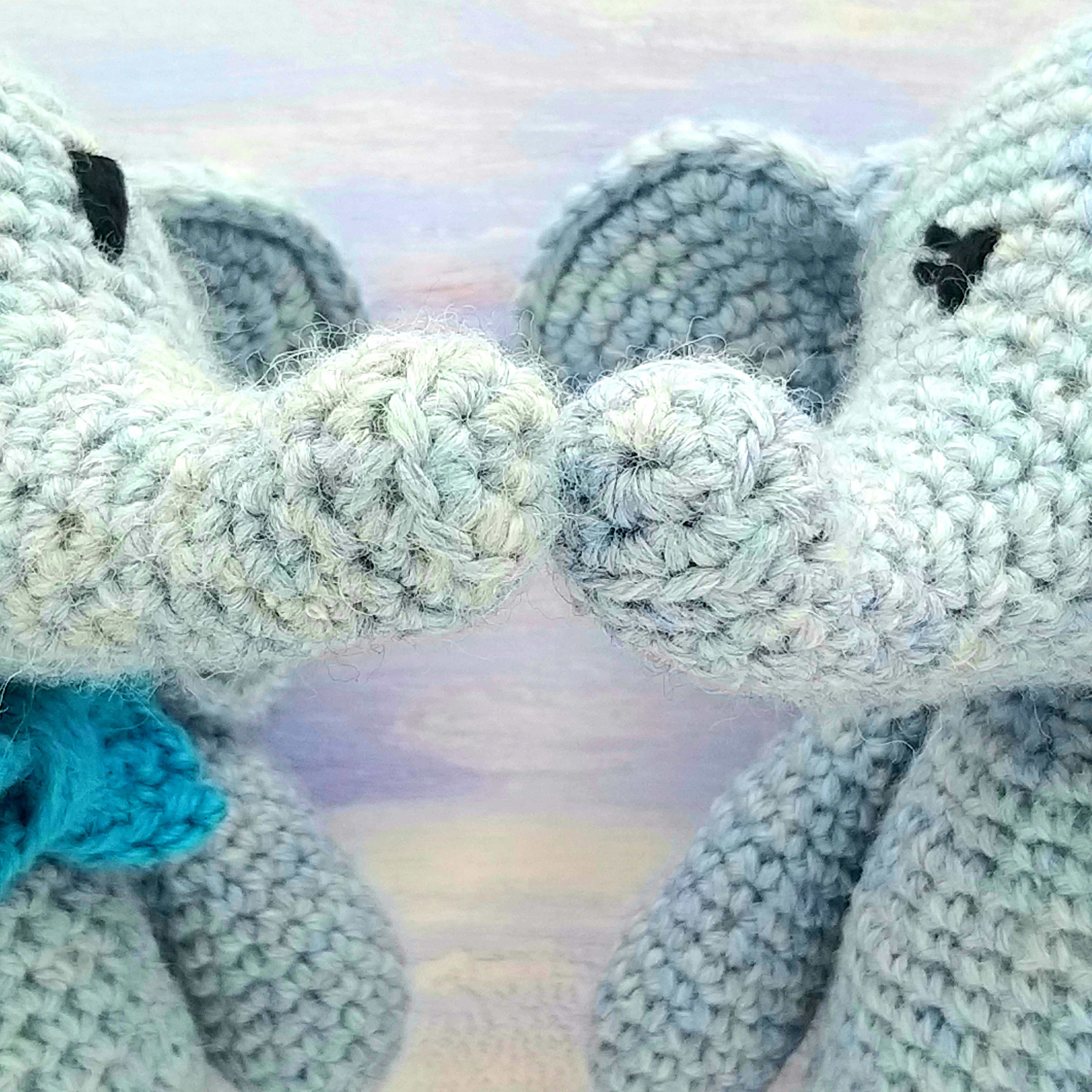 Elephant Crochet Kit Amigurumi Eli & Ella the Elephants - Etsy