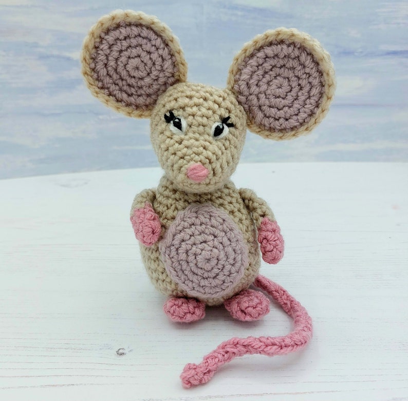Mabel the Mouse Crochet Pattern - Cute Mouse Pattern PDF Download - Etsy