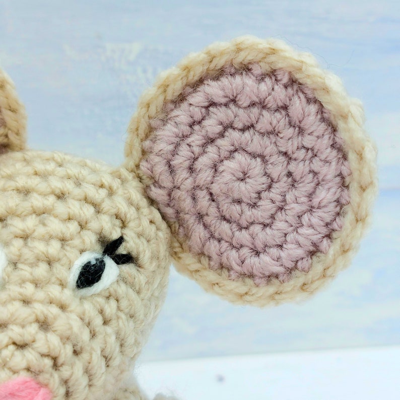 Mabel the Mouse Crochet Pattern - Cute Mouse Pattern PDF Download - Etsy