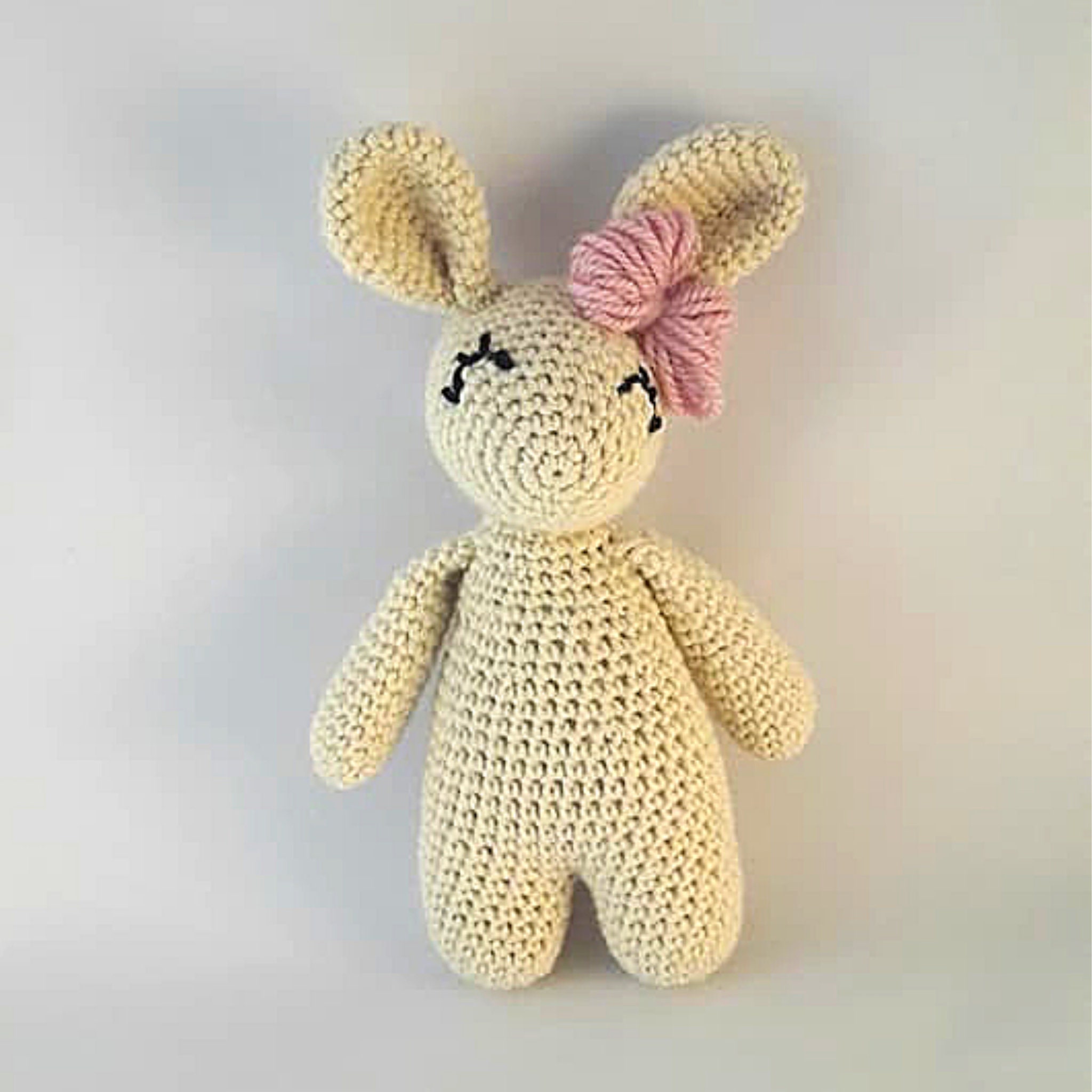 Crochet Kit Bunny Rabbit in 100% Wool & Alpaca Learn to - Etsy UK