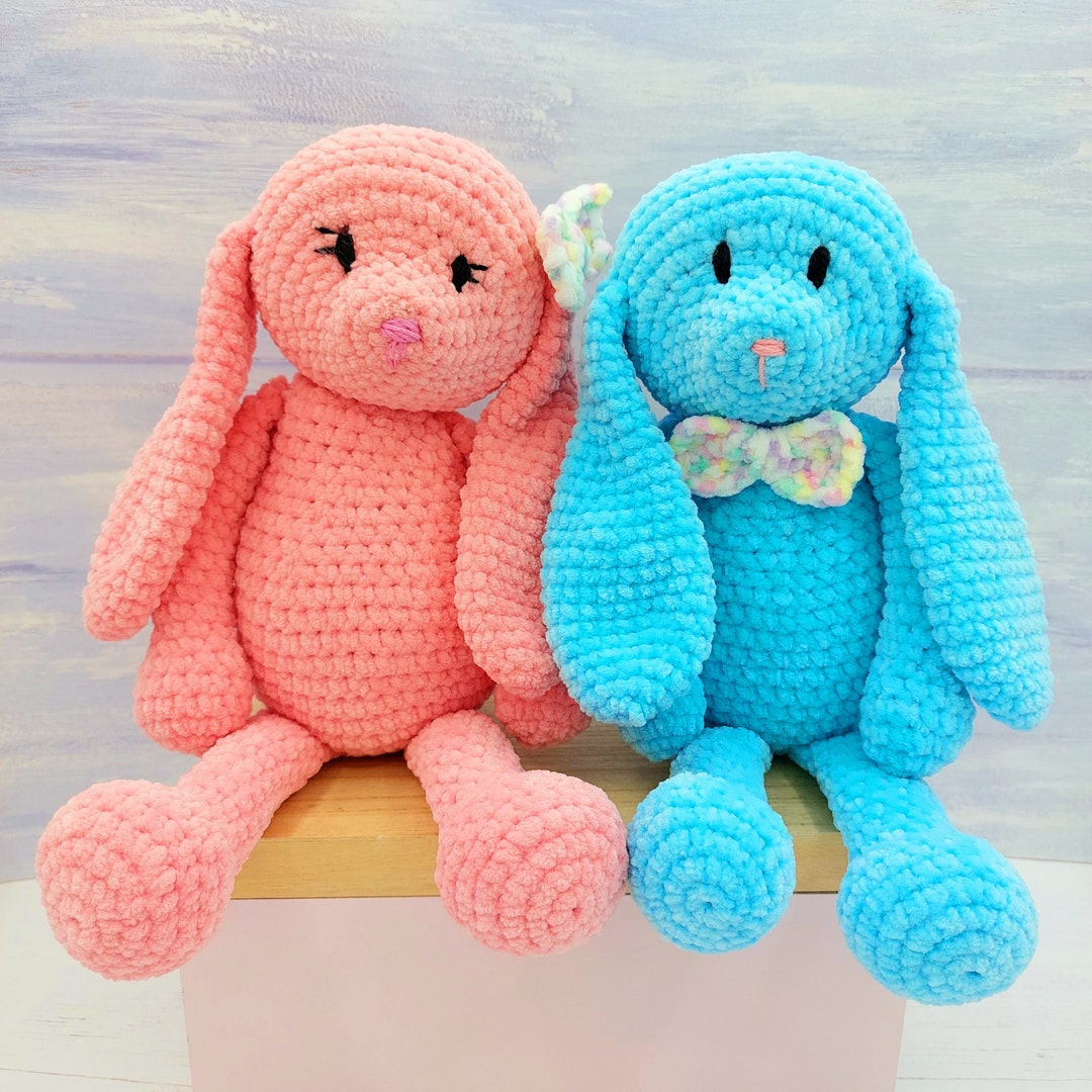 Loki and Lottie the Lop-eared Bunny Rabbit Pattern - Amigurumi PDF ...