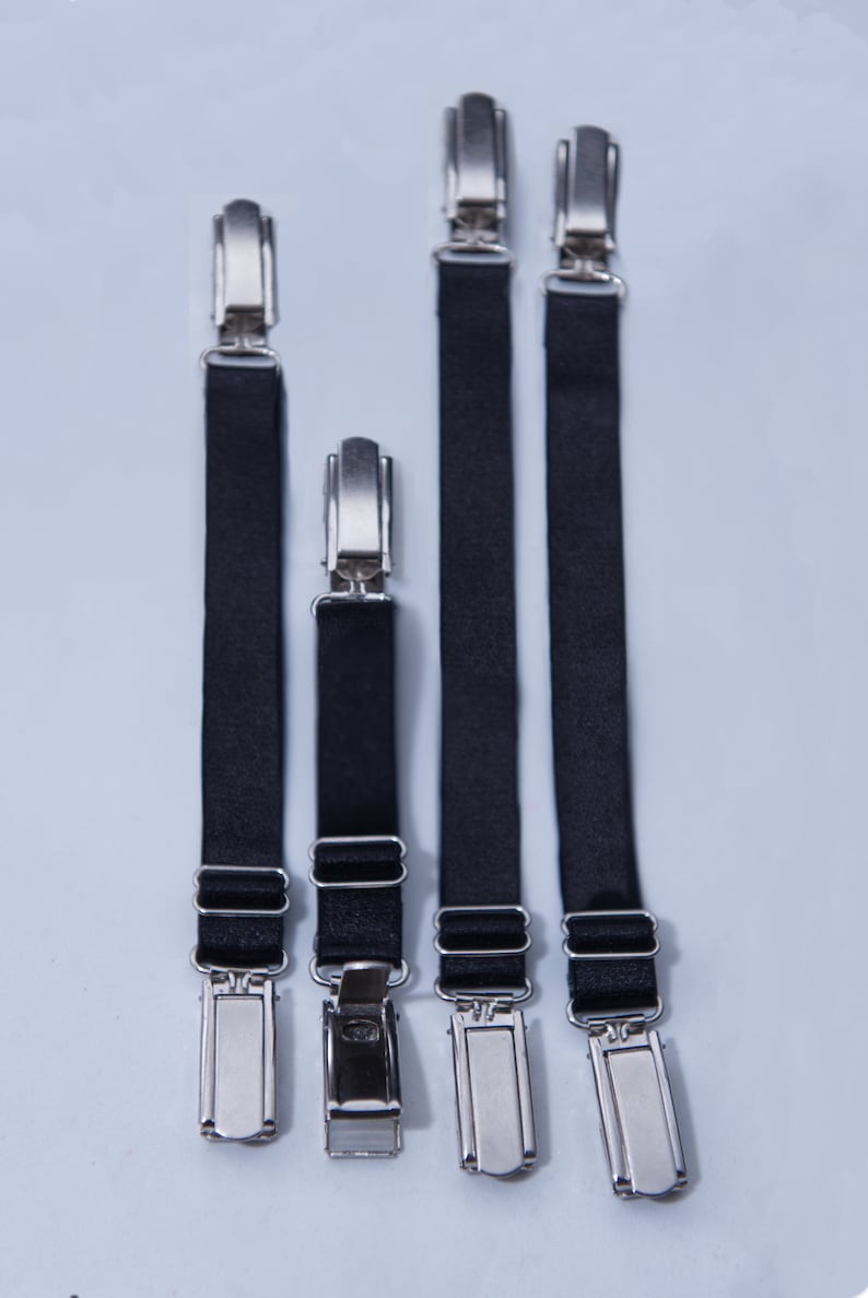Adjustable Stocking Garters, Metal Clip Suspender Straps - Etsy