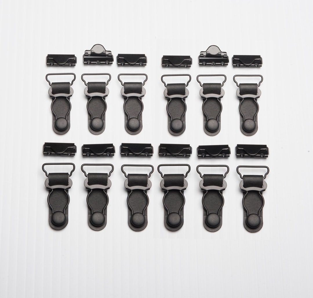 Garters Clips and Adjusters Set. Stockings Clips and Garter Strap ...