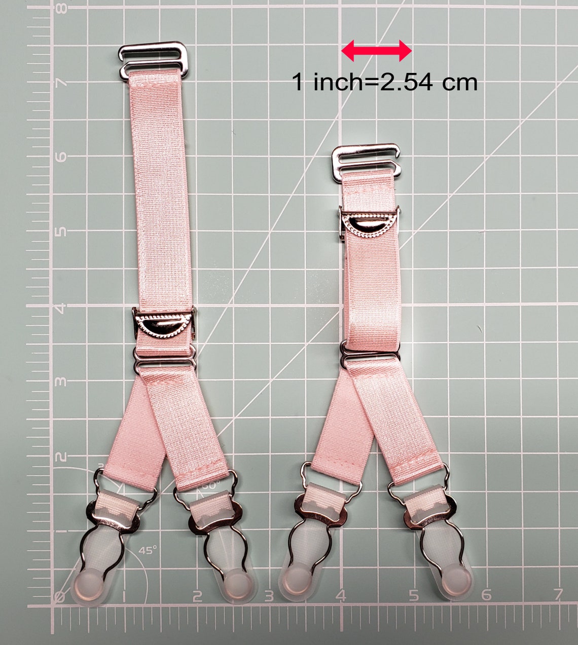 Detachable Garters Y Shape and I Shape With Stockings Clips, Set of 6 ...