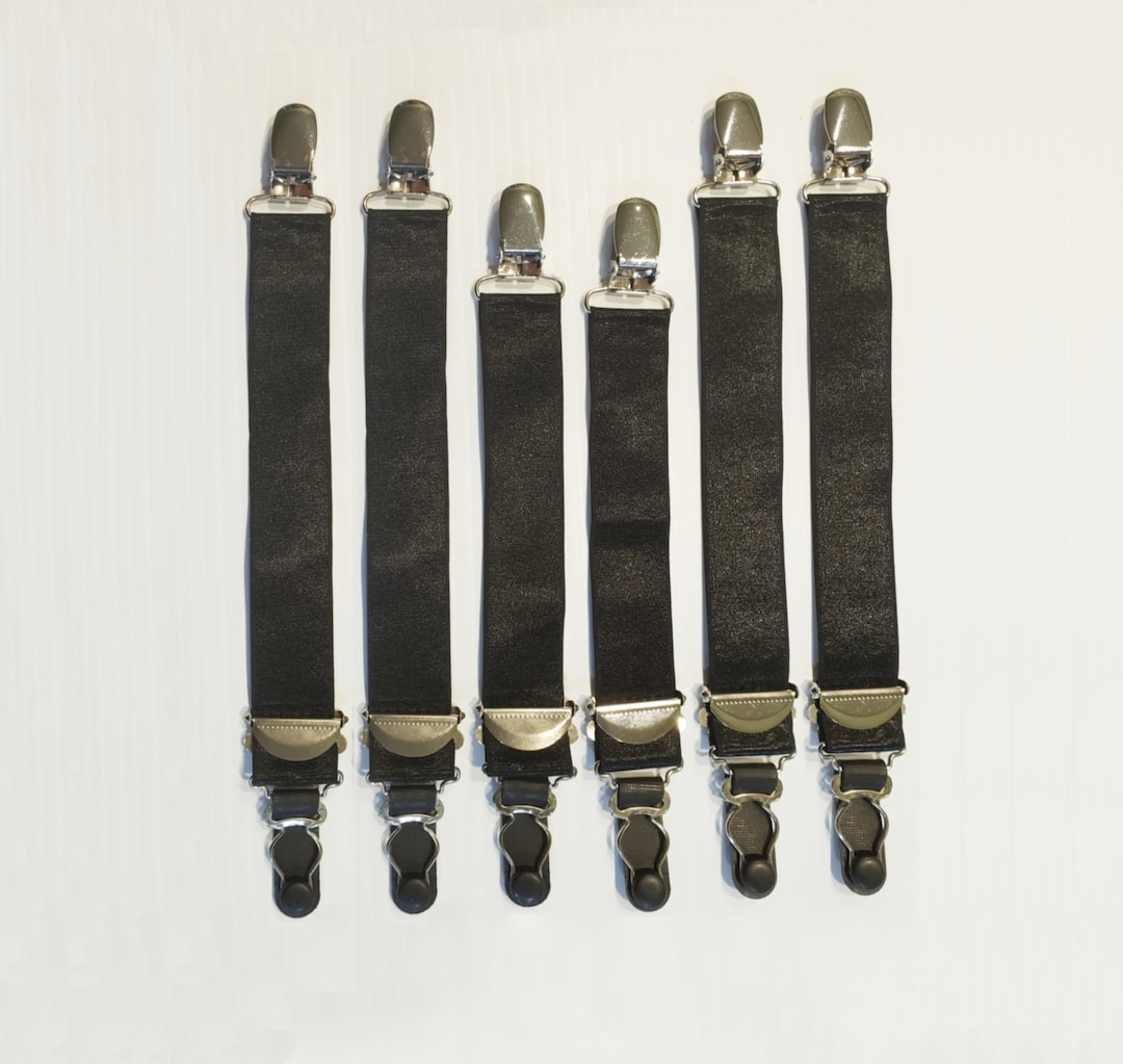 1" (25mm) Wide Suspenders/garters for Stockings, Tall Socks, Leg ...