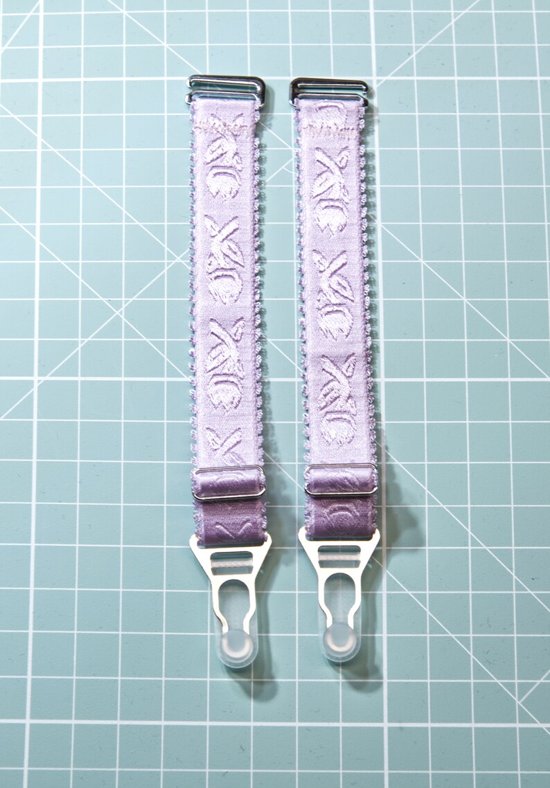 Detachable Garters Y Shape and I Shape With Stockings Clips, Set of 4 ...