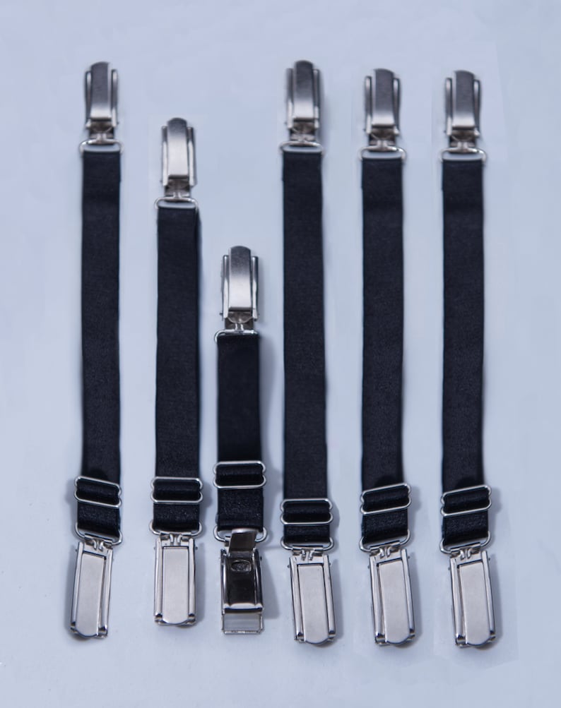 Adjustable Stocking Garters, Metal Clip Suspender Straps - Etsy