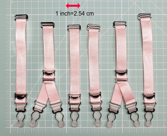 Detachable Garters Y Shape and I Shape With Stockings Clips | Etsy