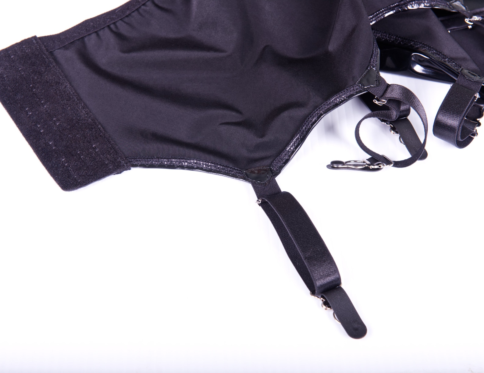 High Waist Vinyl Garter Belt: 8-strap Suspender Belt - Etsy