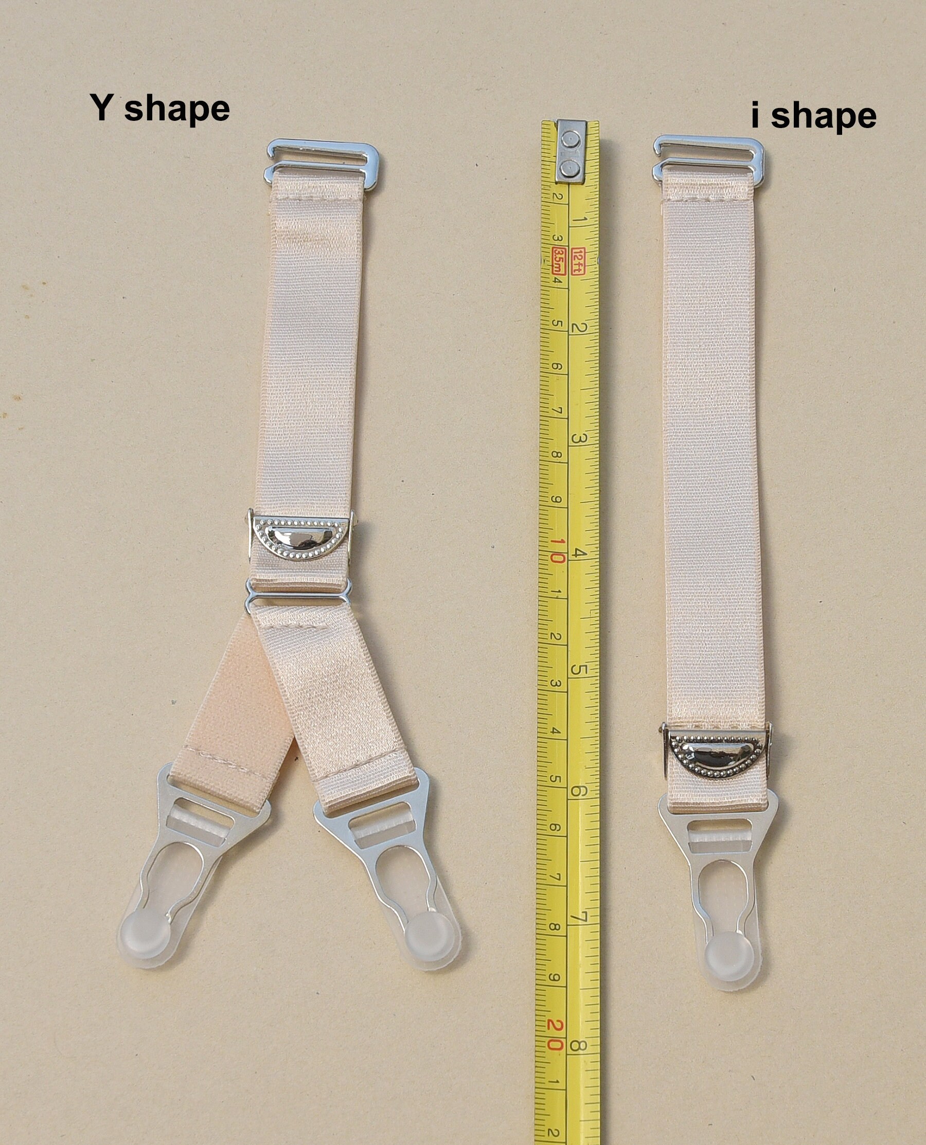 Detachable Garters Y Shape and I Shape With Stockings Clips, Set of 6 ...