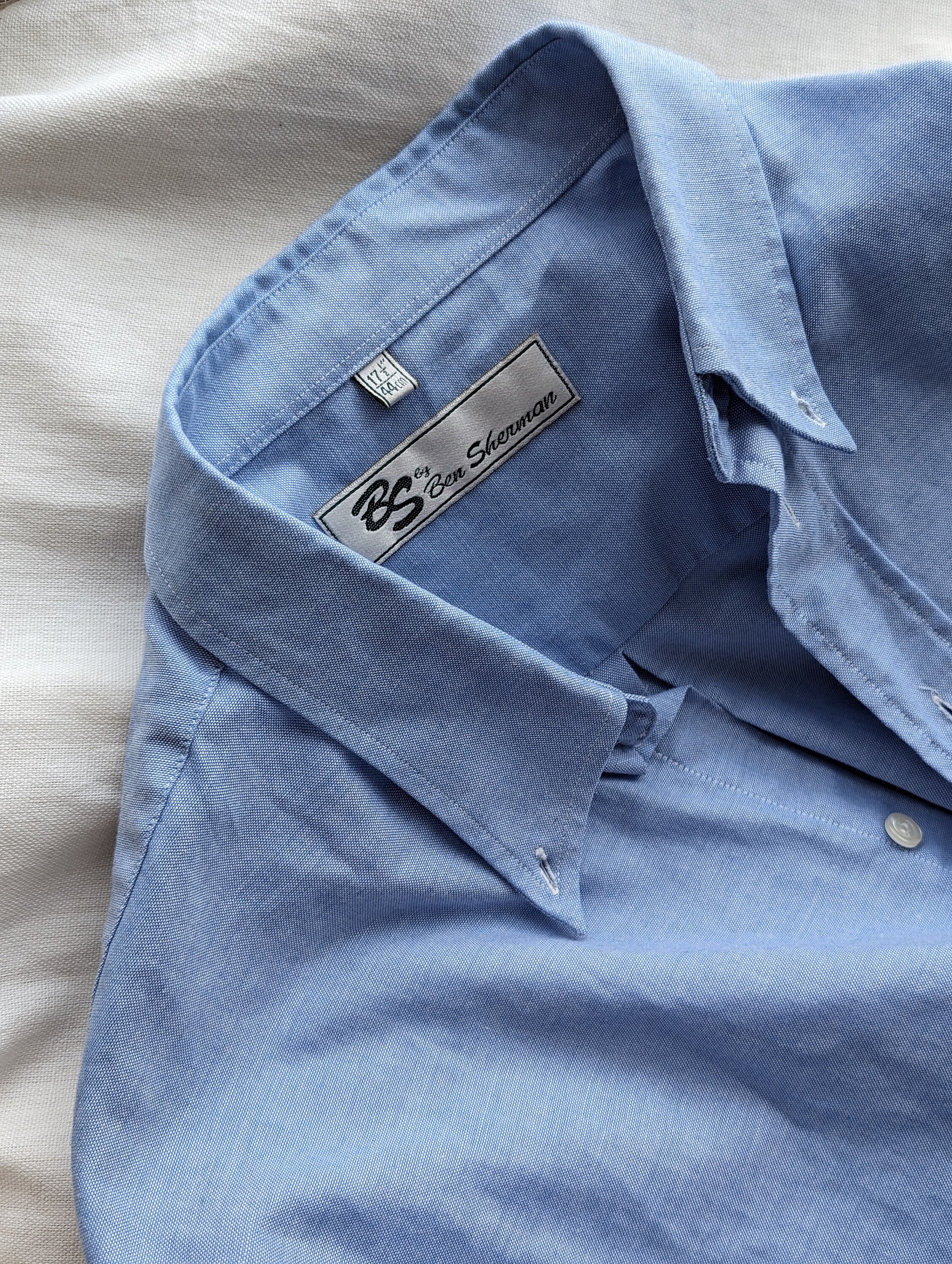 Blue Oversized Shirt Unisex Minimalist Style Comfy Blouse - Etsy