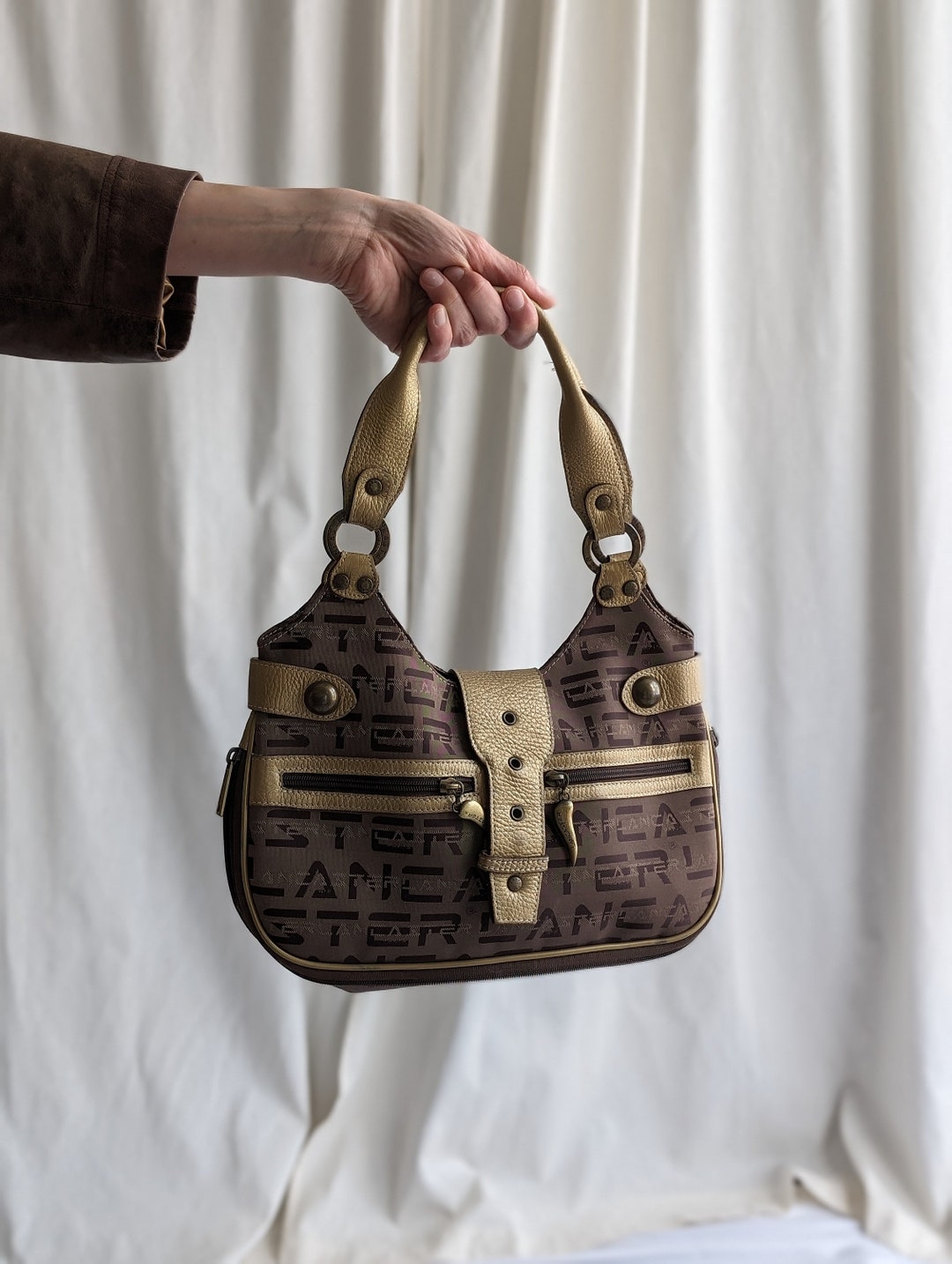 Y2K Lancaster Brown Handbag Women - Etsy