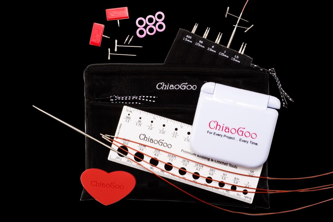 Chiaogoo 4″ (10cm) TWIST MINI™ Interchangeable Set, Sizes US000 (1.5mm ...