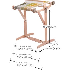 Ashford, Knitters Loom Stand Variable, Fits 12", 20" and 28" Knitters ...