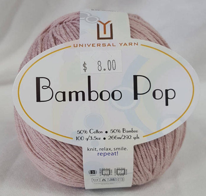 Universal Bamboo Pop Yarn DK Weight 50/50 Cotton Bamboo - Etsy
