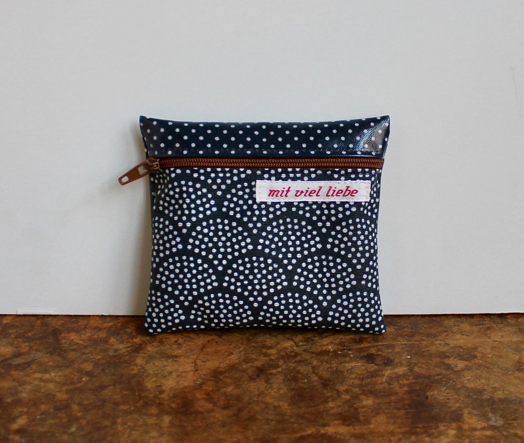 Oilcloth, Small Mini Bag, on the Way, Pocket Size, Wallet, Medication ...