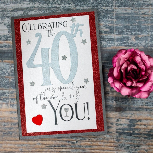 40th Birthday Someone Special - Etsy