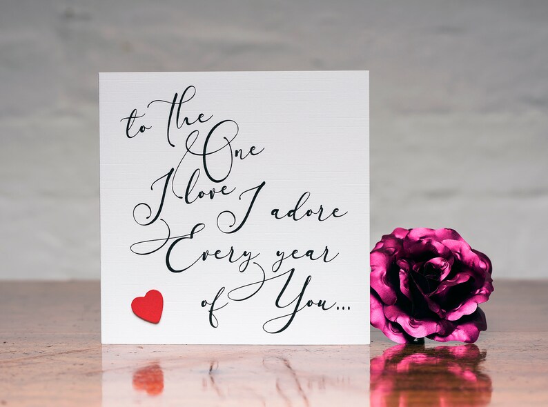 Heartfelt cursive font romantic to the one I love I adore | Etsy