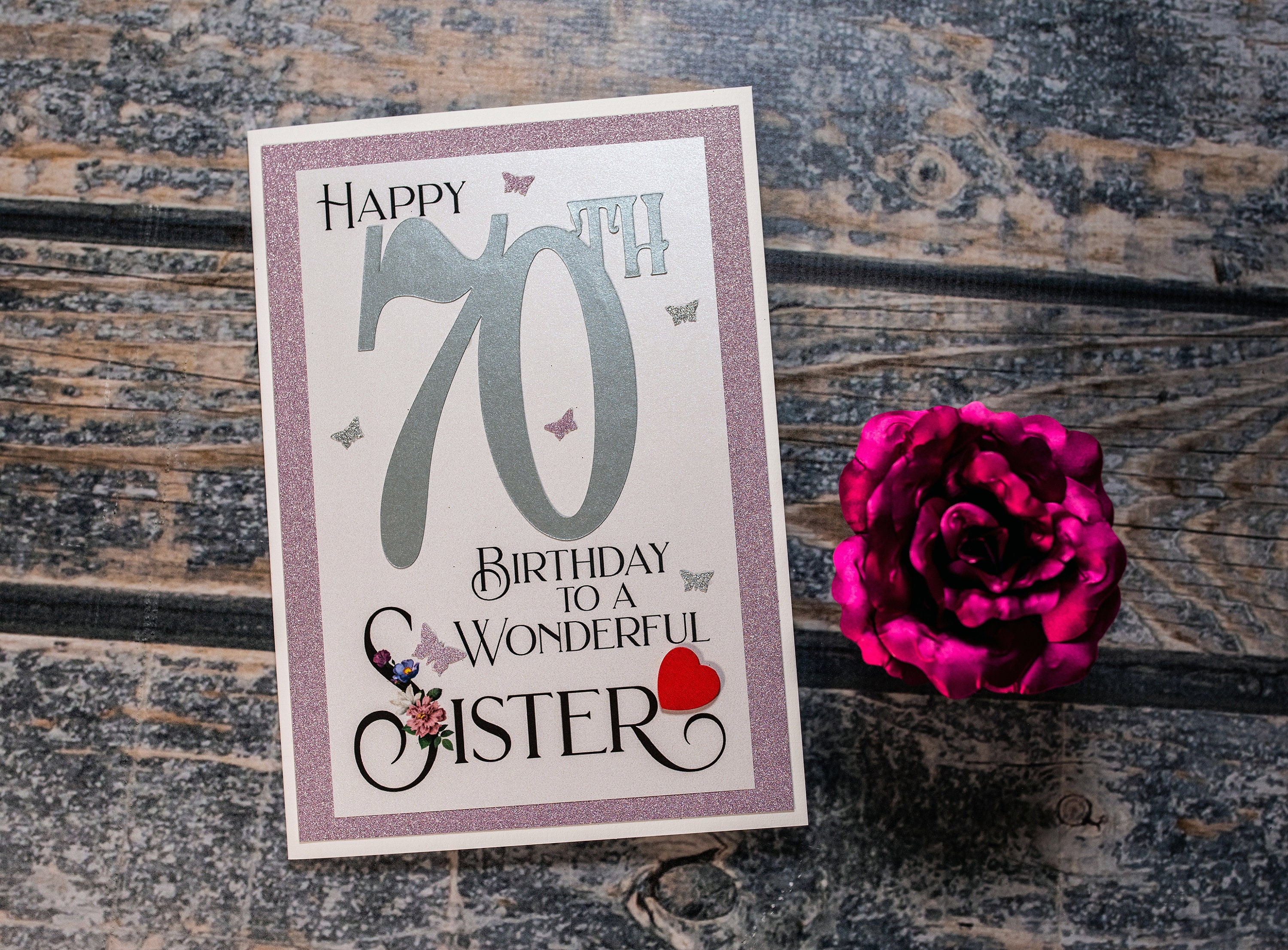 70th Birthday Card To A Wonderful Sister Heartfelt Sentiment Etsy UK 70th Birthday Card To A Wonderful Sister Heartfelt Sentiment Etsy UK