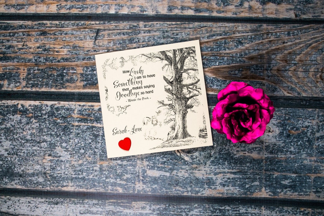 Personalised How Lucky Am I Am to Have Winnie the Pooh Inspired Quote ...