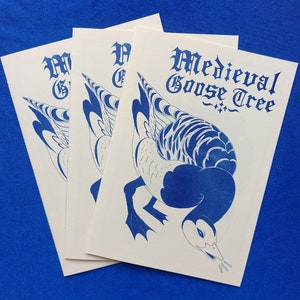 Medieval Goose Tree / Zine - Etsy
