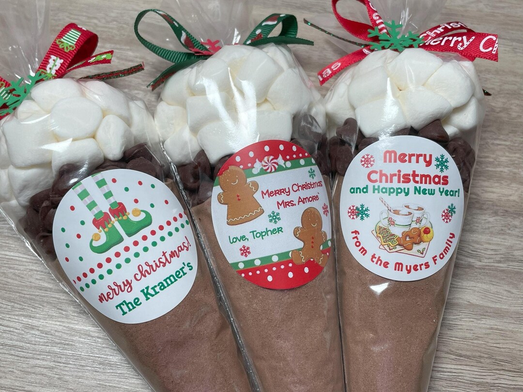 Christmas Cocoa Favors | Holiday Hot Cocoa Favors | Hot Chocolate ...