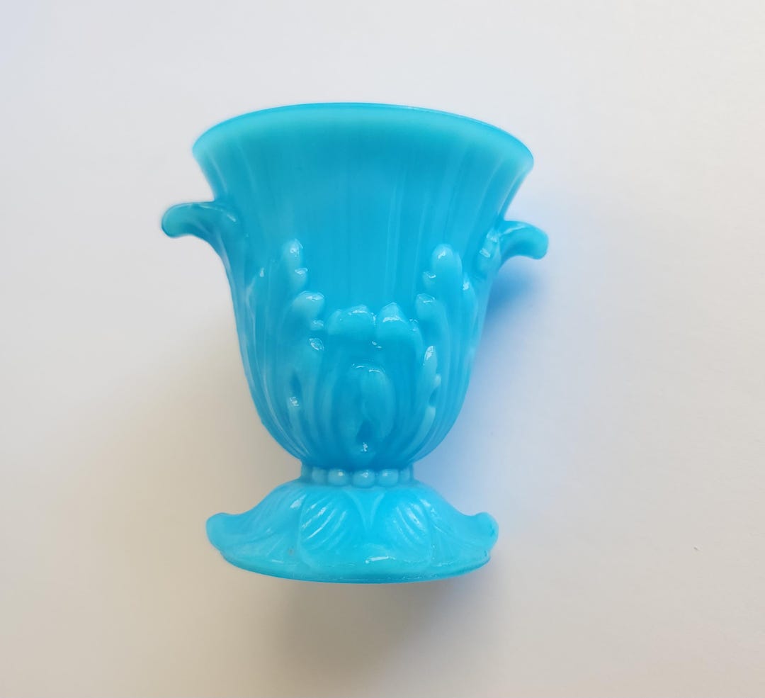 Antique Blue Glass Toothpick Holder - Vogue Mercantile Company NYC ...