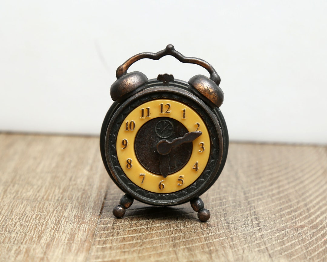 Miniature Die Cast Alarm Clock, Durham Industries - Etsy
