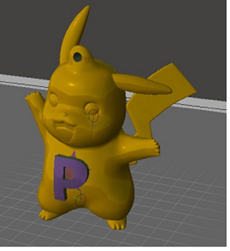 Pikachu Keychain or Pikachu Earring STL File 3D STL Pikachu Earrings - Etsy