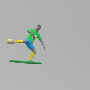 4 Football Player Models in Different Models 3d STL Football Player ...