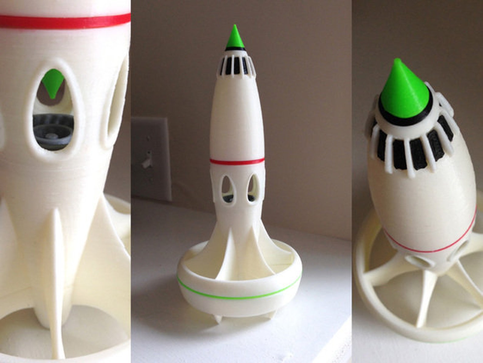 Modular rocket mockup for 3d printers | Etsy