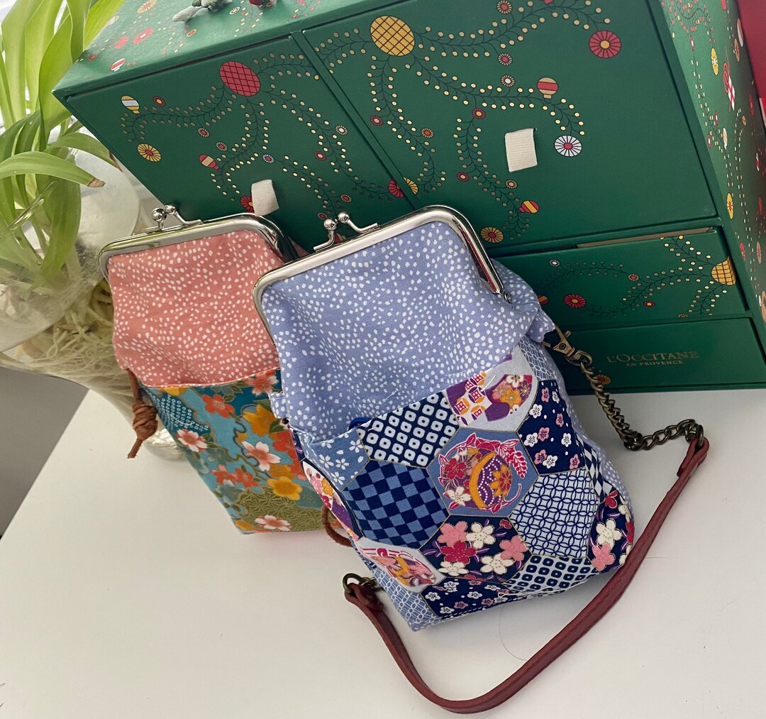 Sewing Pattern - 10.5cm X 4 Cm Kiss Lock - Small Cell Phone Bag ...