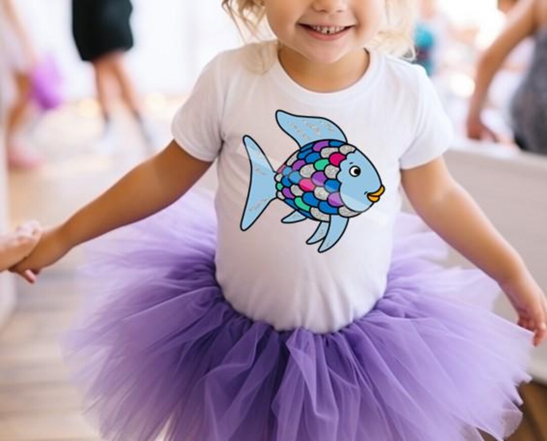 Rainbow Fish Shirt Kid's Tee Kindergarten Shirt Toddler Shirt - Etsy
