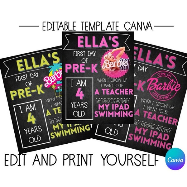 Barbie Sign Svg - Etsy