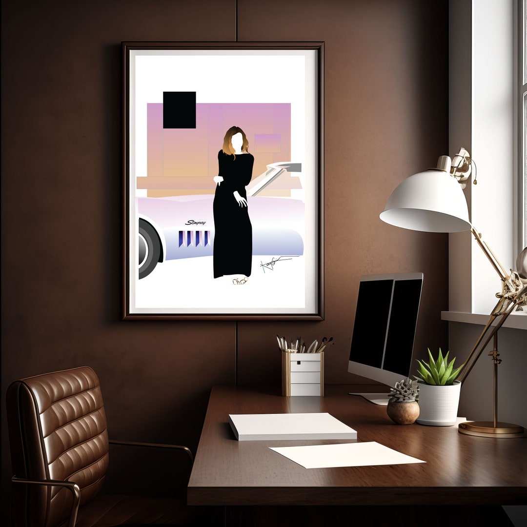 Iconic Writer of the 1960s - Joan Didion and Her Sting Ray - Etsy