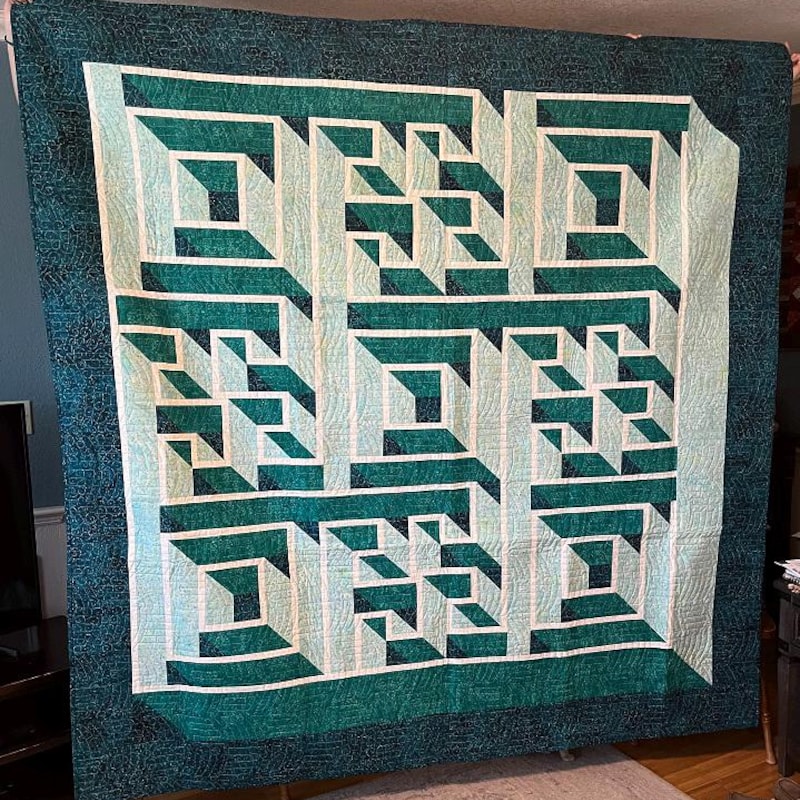 Labyrinth Quilt Pattern - Etsy