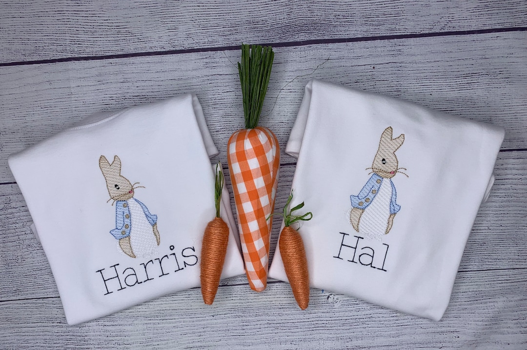 Embroidered Peter Rabbit Shirts | Personalized Peter Rabbit Shirts ...