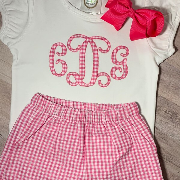 Girls Monogram - Etsy