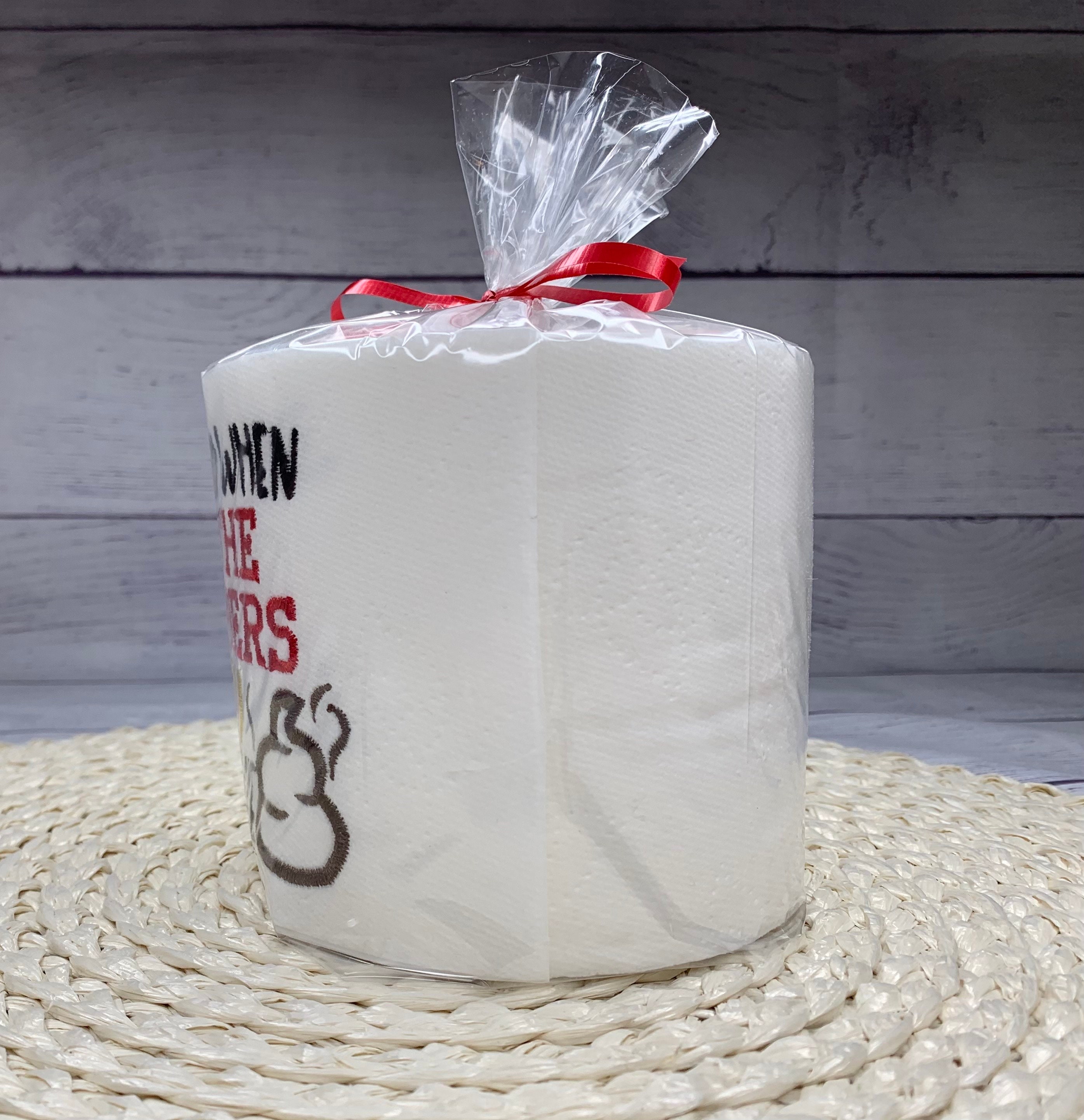 49ERS Football Embroidered Toilet Paper | 49ers Football Humor | Gag ...