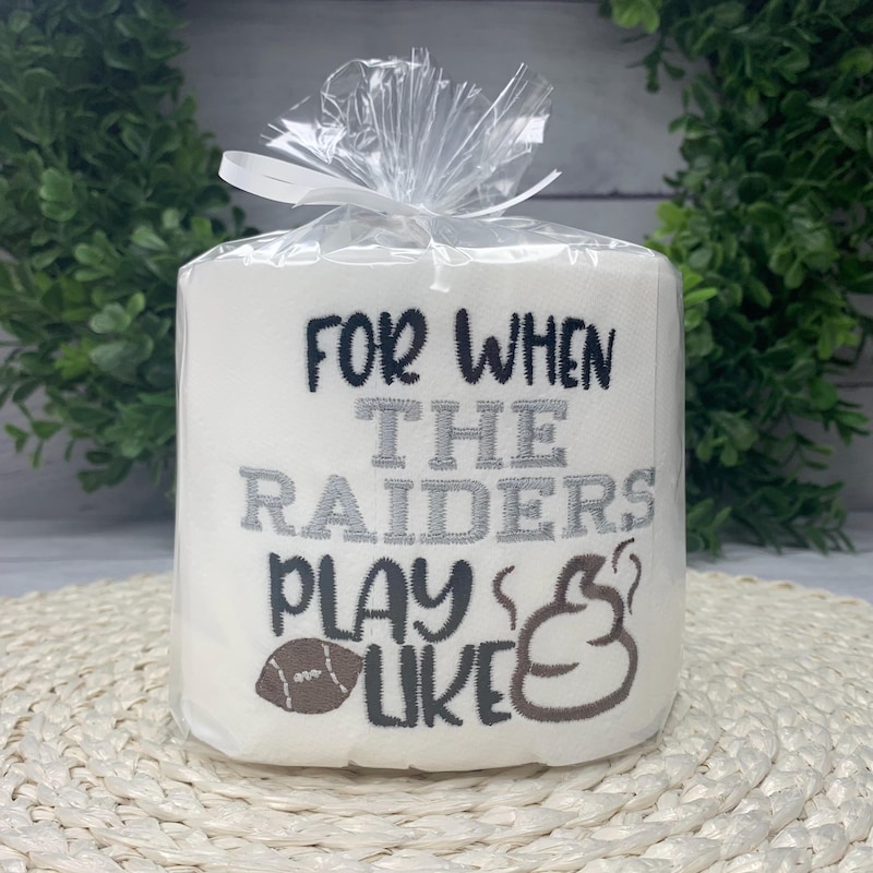 Raiders Toilet Paper - Etsy