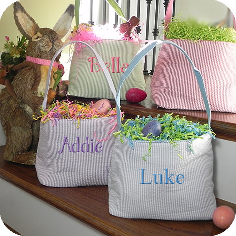 Monogram Easter Basket - Etsy