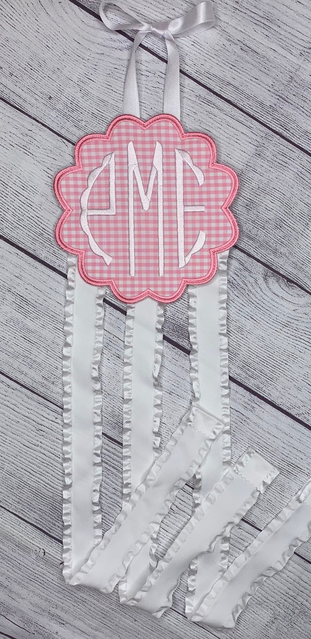 Custom Embroidered Bow Holder | Girls Hairbow Holder | Hair Accessory ...