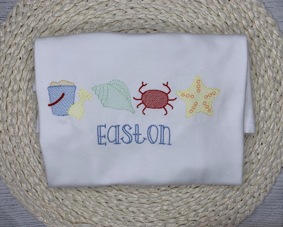 Embroidered Summer Bubble | Personalized Summer Bubble | Beach Bubble ...