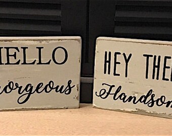 His and her signs | Etsy