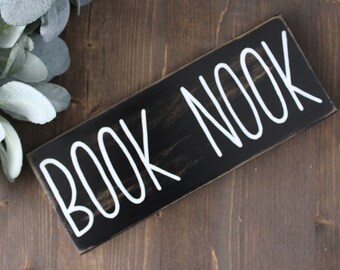 Book Nook Sign - Etsy