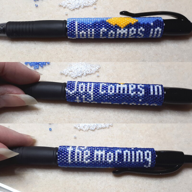 Beaded Pen Covers - Etsy